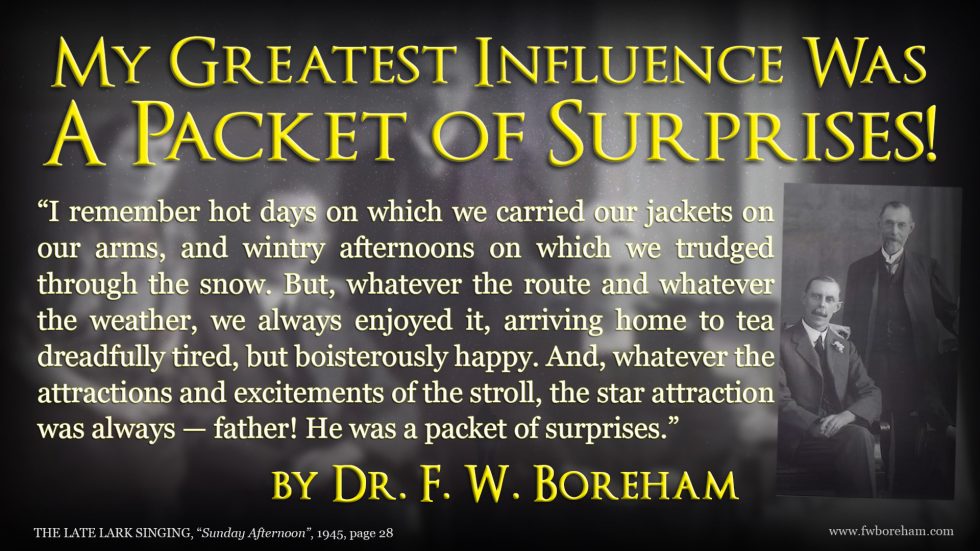 Quotes by FWB | Introducing Dr. F. W. Boreham, eminent pastor, preacher ...
